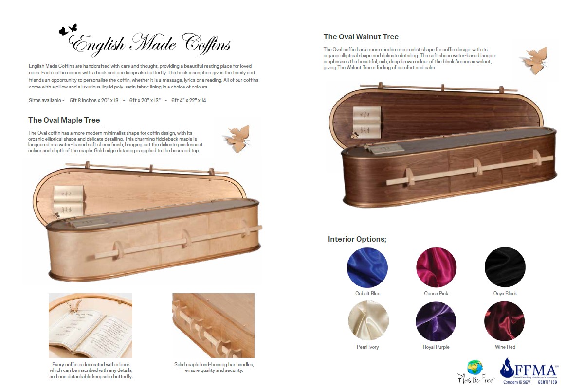 Coffin Choice from Hogben & Partis Funeral Directors Faversham : Hogben ...